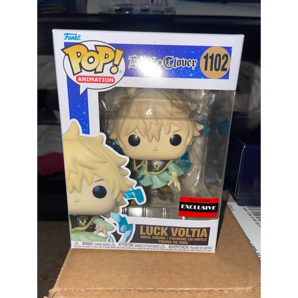 Funko | Games | Funko Pop Black Clover Luck Voltia | Poshmark
